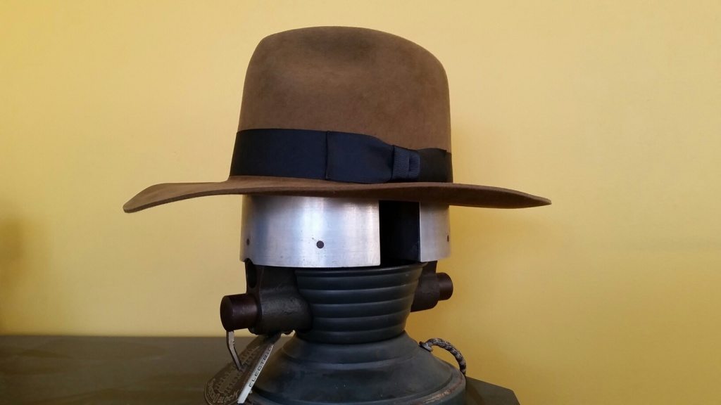 whiskey fedora side view - Staker Hats